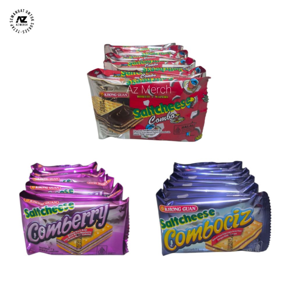 Saltcheese Combo Wafer Biscuits, Pack of 10, 17g | Shopee Philippines