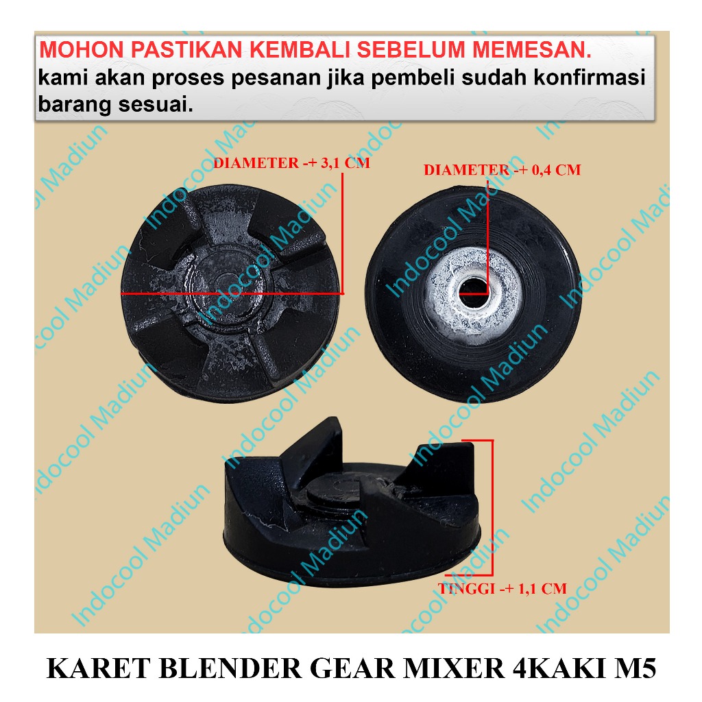 KB04 RUBBER GEAR BLENDER / RUBBER BLENDER GEAR MIXER 4 FEET M5 | Shopee Philippines