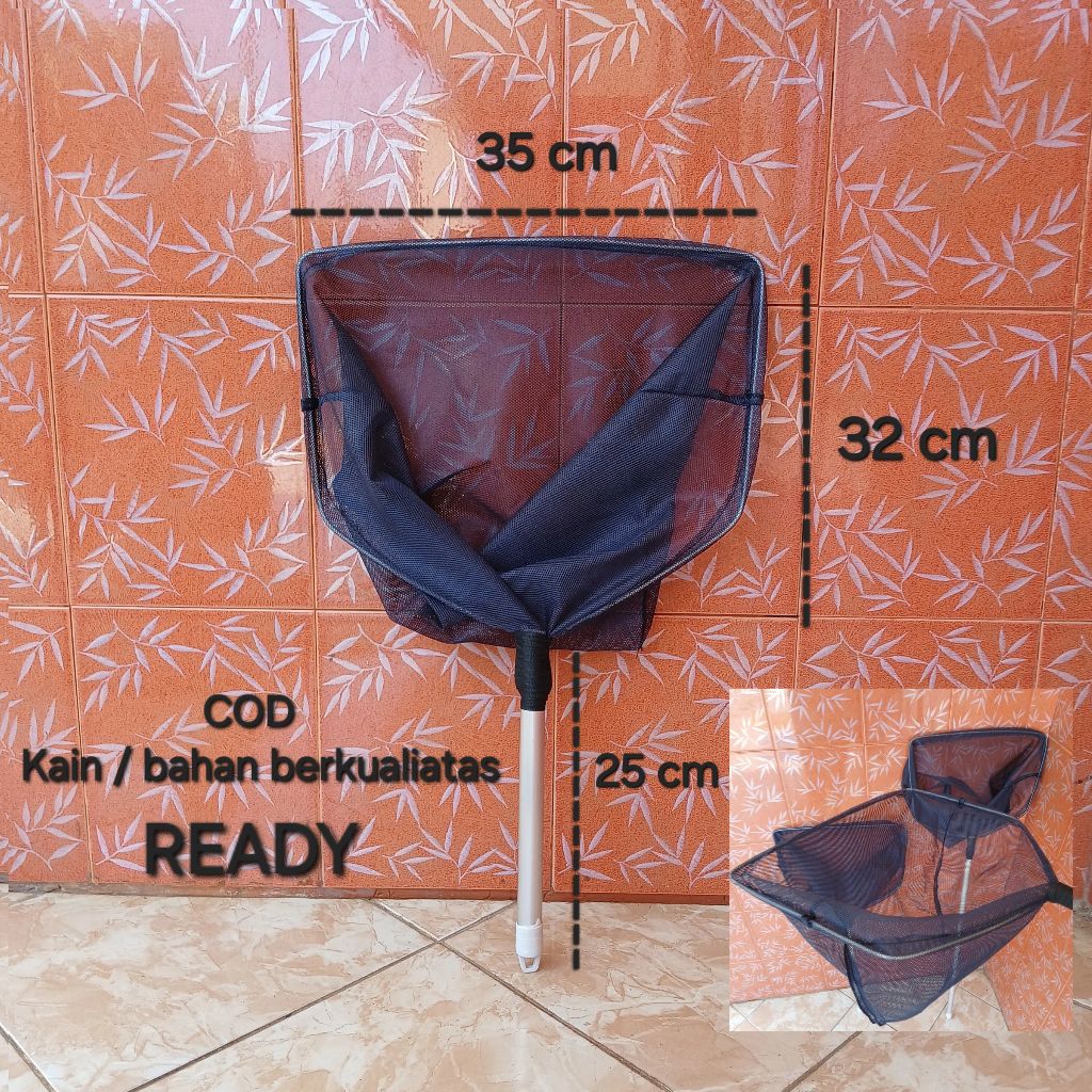 LARGE FISH SCOOPER 35 cm KOI FISH NET SCOOP CAN BE USED FOR WATER FLEA ...