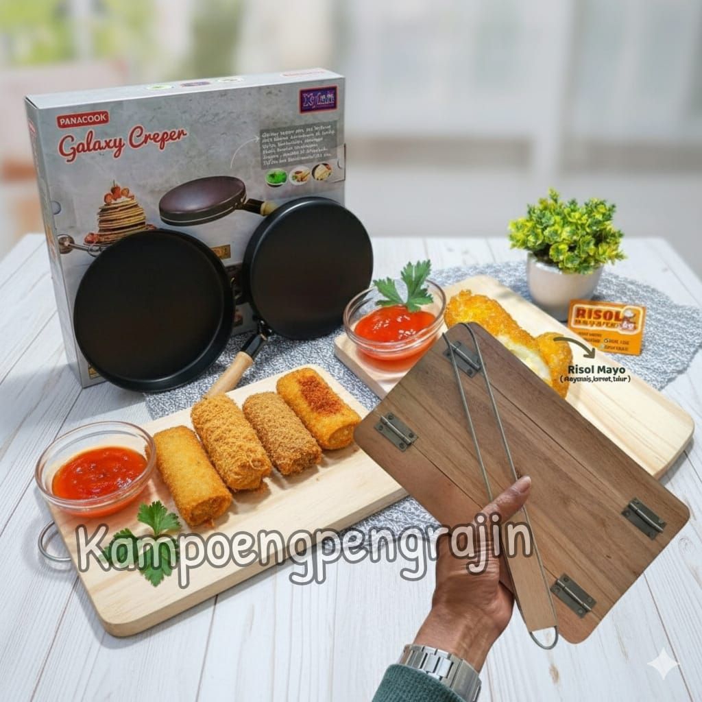 Complete Package of Teflon Risoles Non-Stick Teflon Spring Roll Skin ...