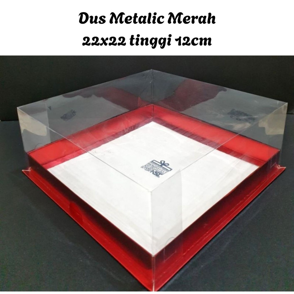 HIJAU MICA CAKE Box 22 x 22 x 12 cm Green Gold Transparent Gold Mica ...