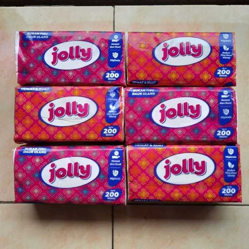 CONTENTS 4 JOLLY TISSUES 200 SHEETS | Shopee Philippines