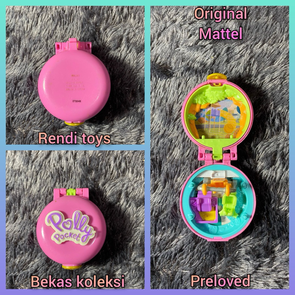Polly Pocket Tiny Compact Original Mattel Used Collection | Rendi Toys ...