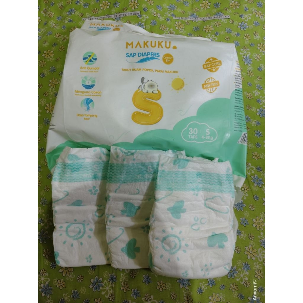 Makuku pampers size S ECER | Shopee Philippines
