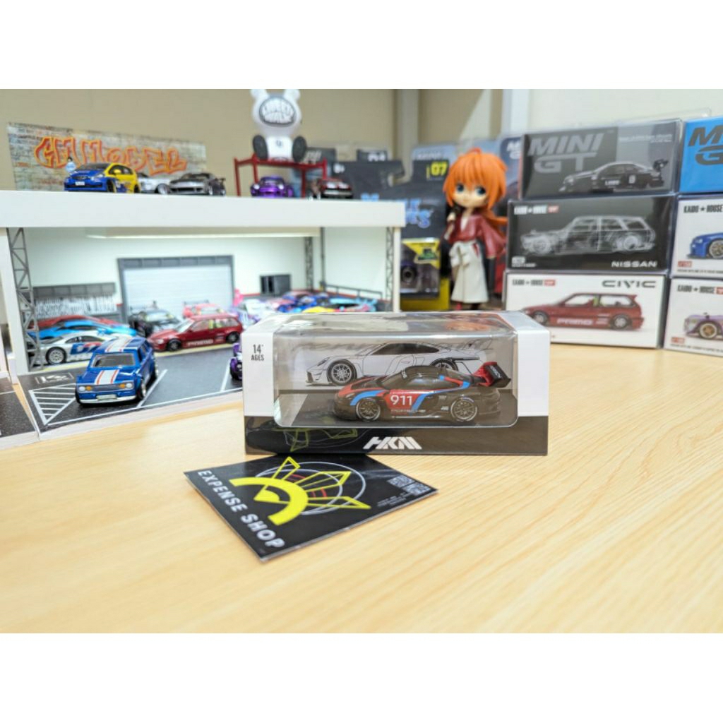 HKM Model Porsche 911 GT3R RennSports Black | Shopee Philippines