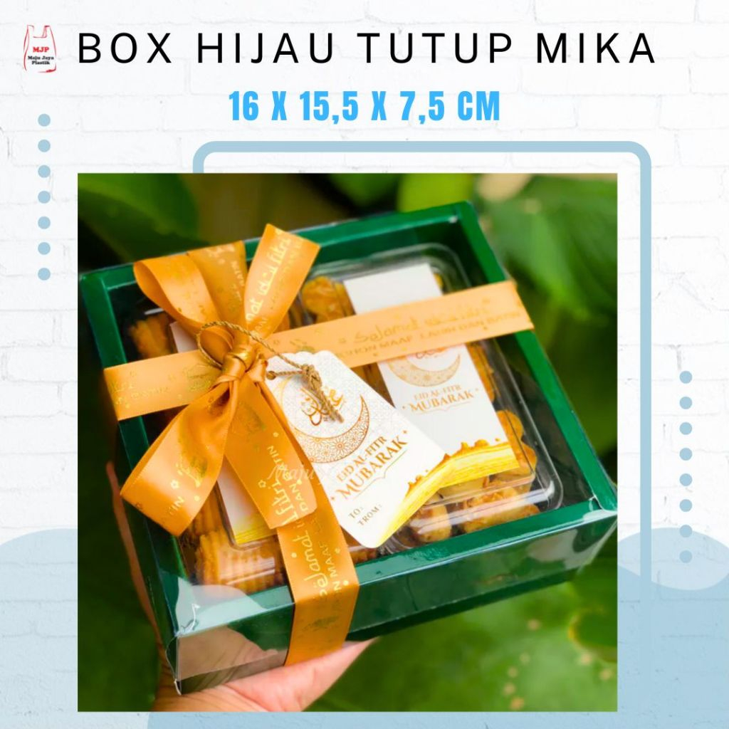 Eid Hampers Box 16x15x7 cm Christmas Cookie Parcel Box 2 Jars DW ...