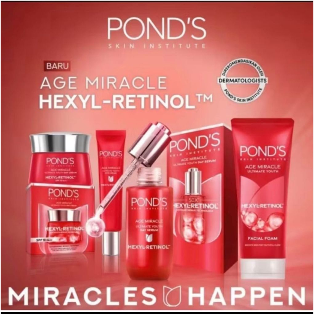 (BUNDLE) PONDS AGE MIRACLE ULTIMATE YOUTHFUL GLOW SAVING PACKAGE ...