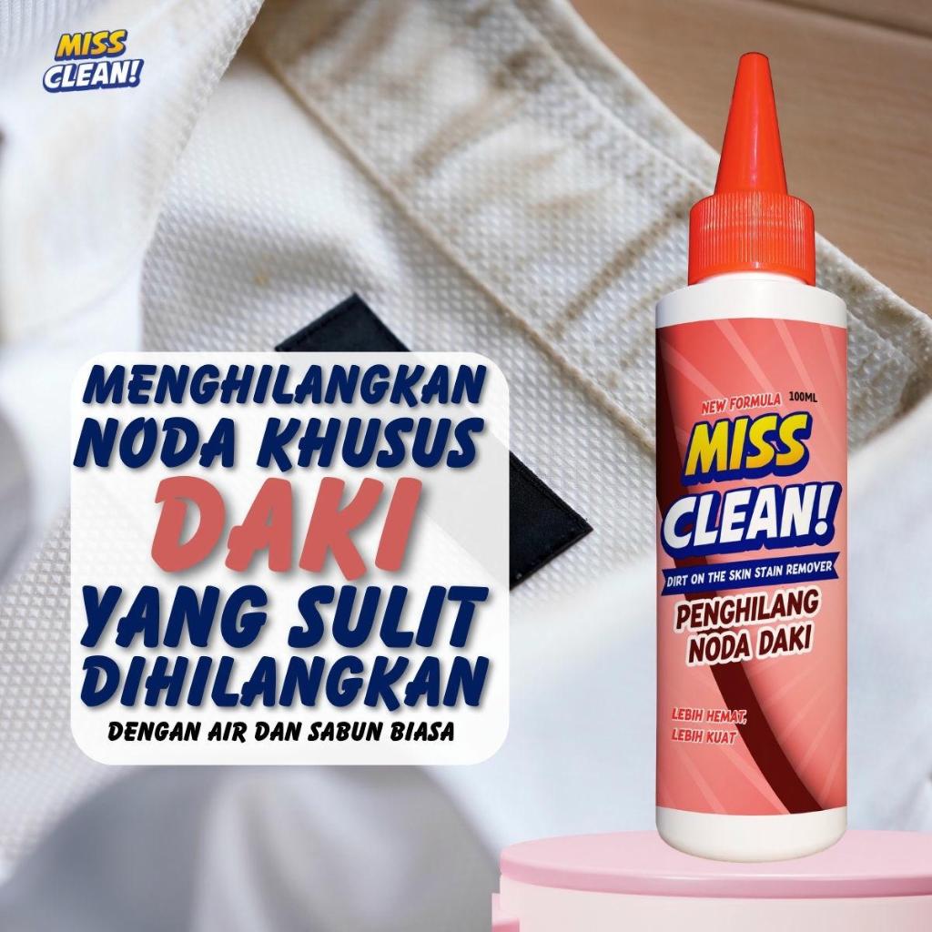 MISS CLEAN Liquid Cleaner Removes Stubborn Collar Stains from Clothes ...