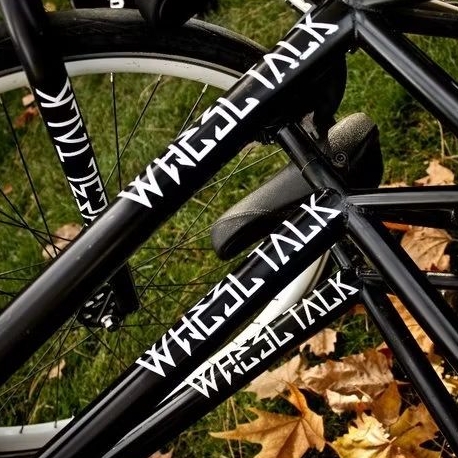 Cutting sticker road bike sticker fixed bike wheeltalk wheel talk ...