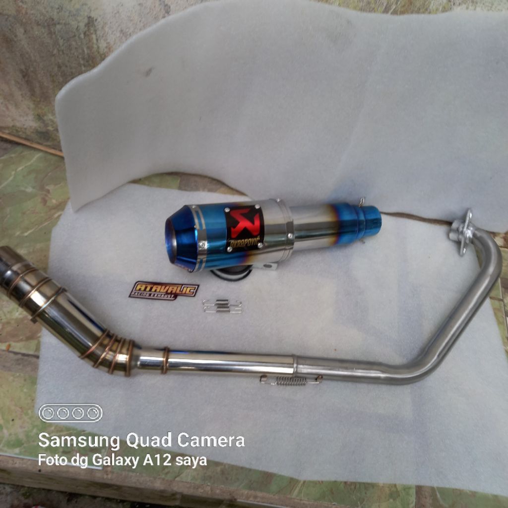BASS COOL racing exhaust Akrapovic gp lorenzo m1 full set cbr150r ...