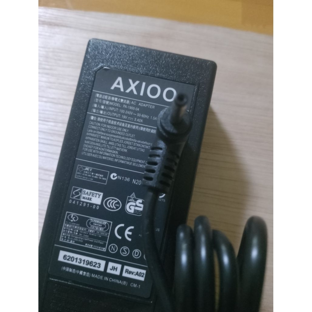 Axio Axioo Hype 5.19V~3.22A Laptop Charger Adapter DC 3.5*1.35mm ...