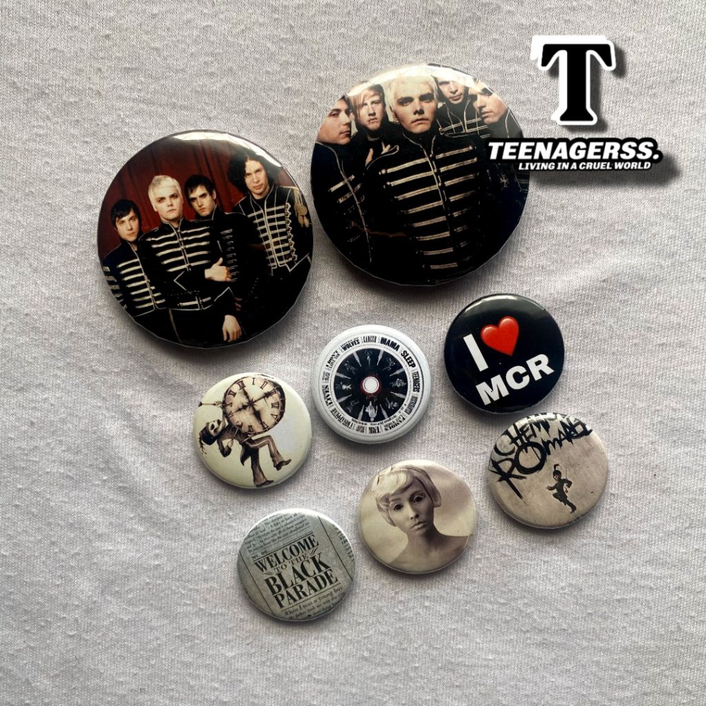 My Chemical Romance The Black Parade Button Pin Brooch Pin Aesthetic ...