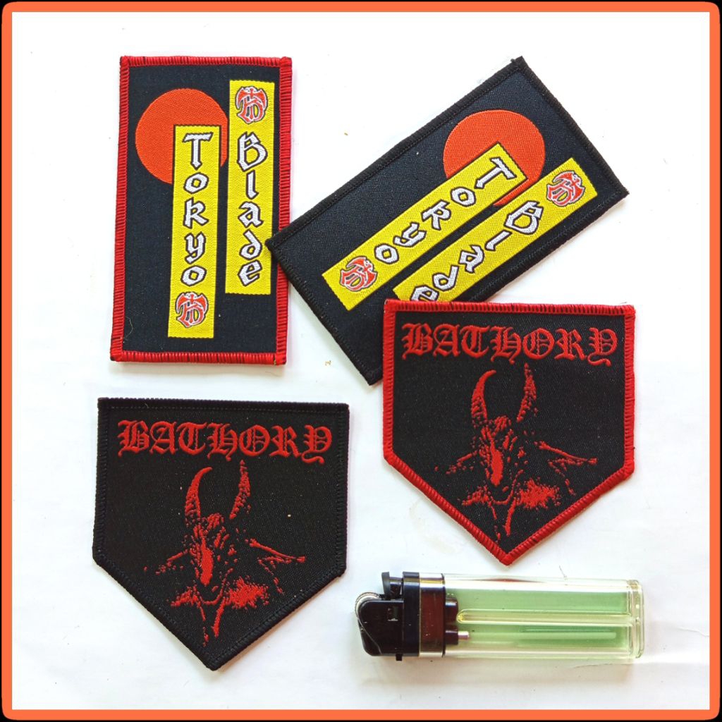 Woven Patch Tokyo Blade & Bathory V - Jacket & Vest Accessories - Band ...