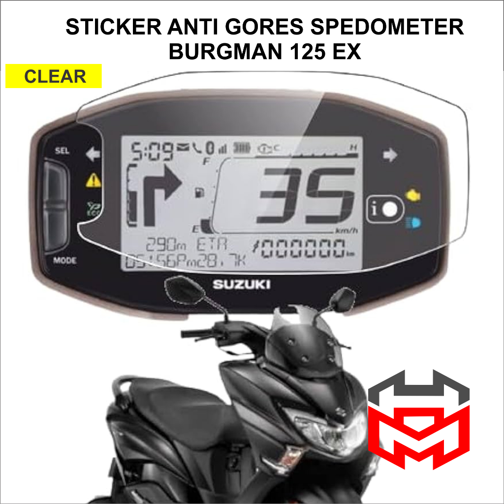 ANTI-SCRATCH SPEEDOMETER STICKER SUZUKI BURGMAN 125 Ex | Shopee Philippines