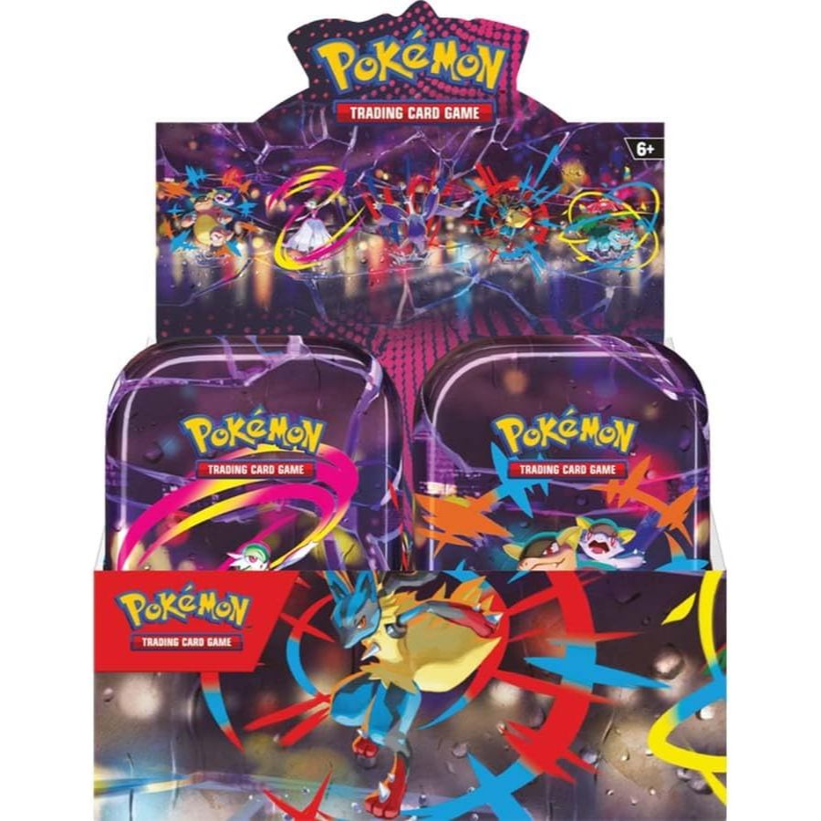Pokemon TCG: Mega Evolutions Mega Heroes Mini Tin Display (10 Tins ...