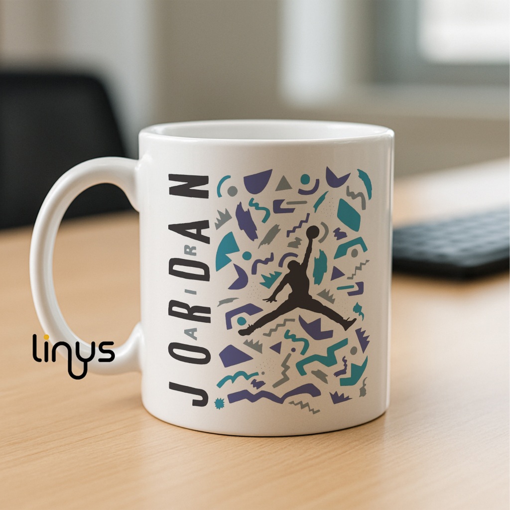 Jordan Logo Coffee Mug Streetwear Style Ceramic Cup Gift | Shopee ...