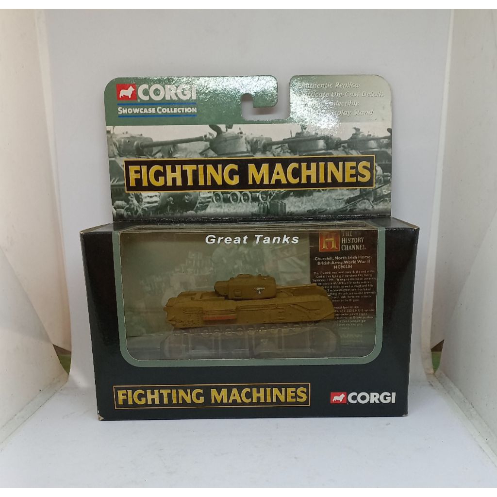 Corgi churchill tank british army wwii fight machines diecast (t ...