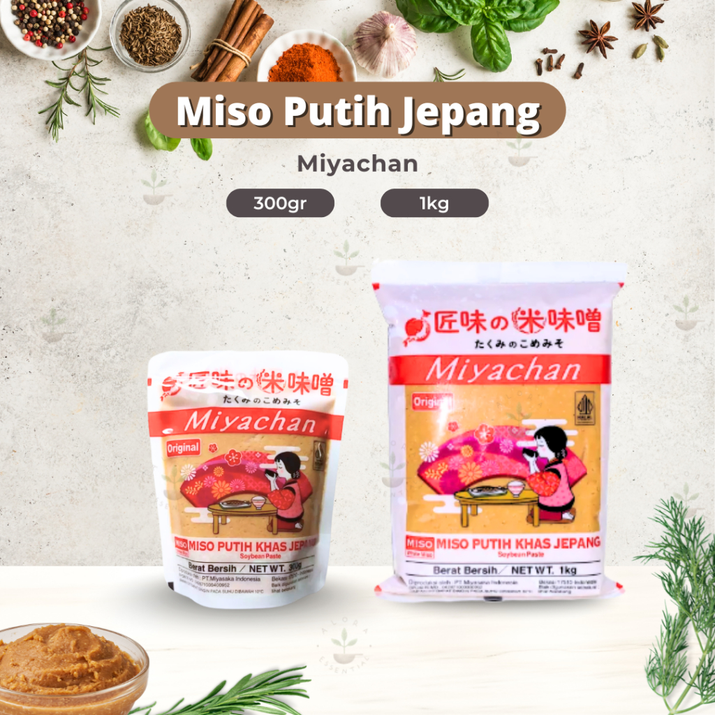 Miyachan Halal White Miso Paste - Shinshuichi Mikochan Miyachan Miso ...