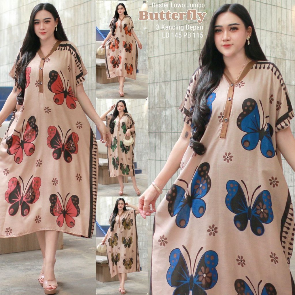 Jumbo Brown Mocha Daster, Latest Variation, Trendy Hitput Motif Lowo ...