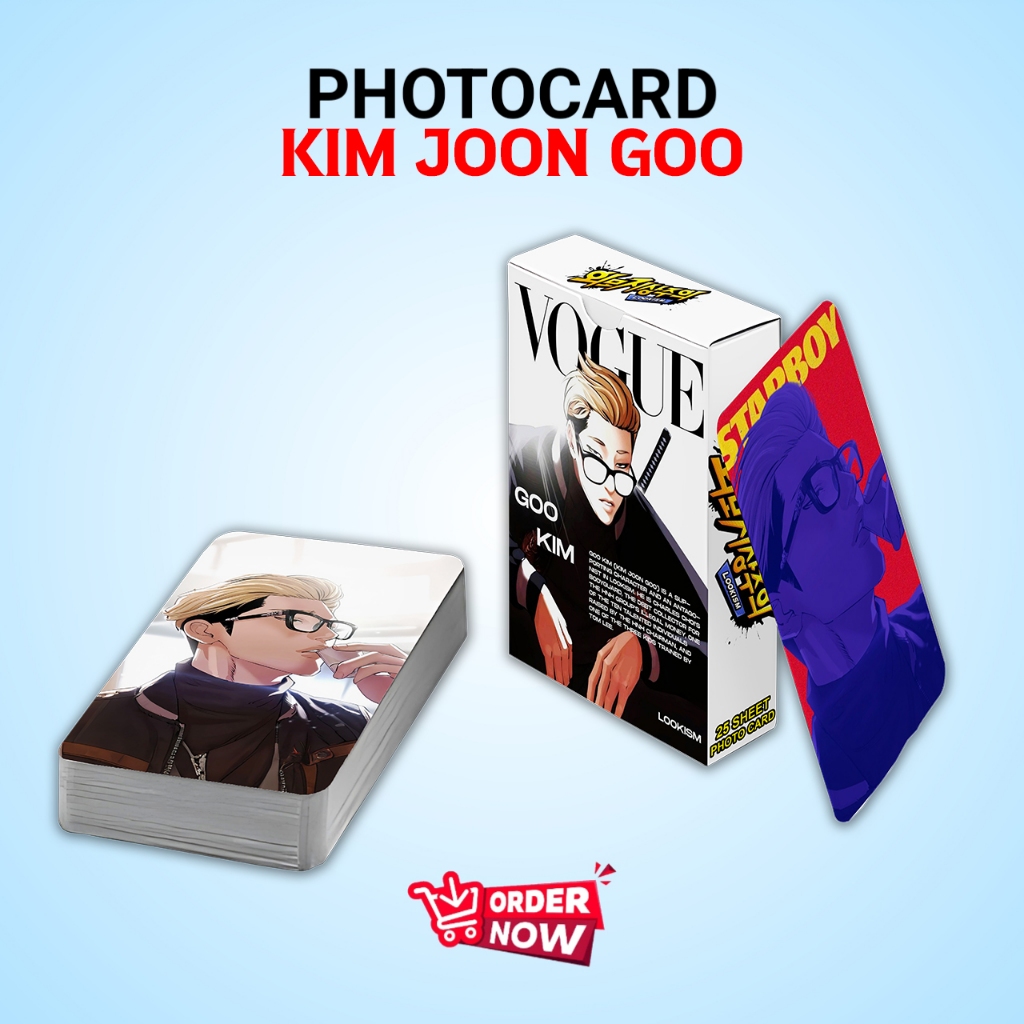 KIM JOON GOO MANHWA LOOKISM PREMIUM PHOTOCARD SET 25 SHEETS | Shopee ...