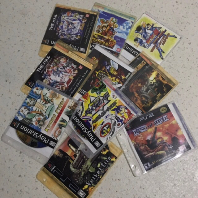 PS1 & PS2 Cassette / Playstation 1 & 2 CD / Package | Shopee Philippines