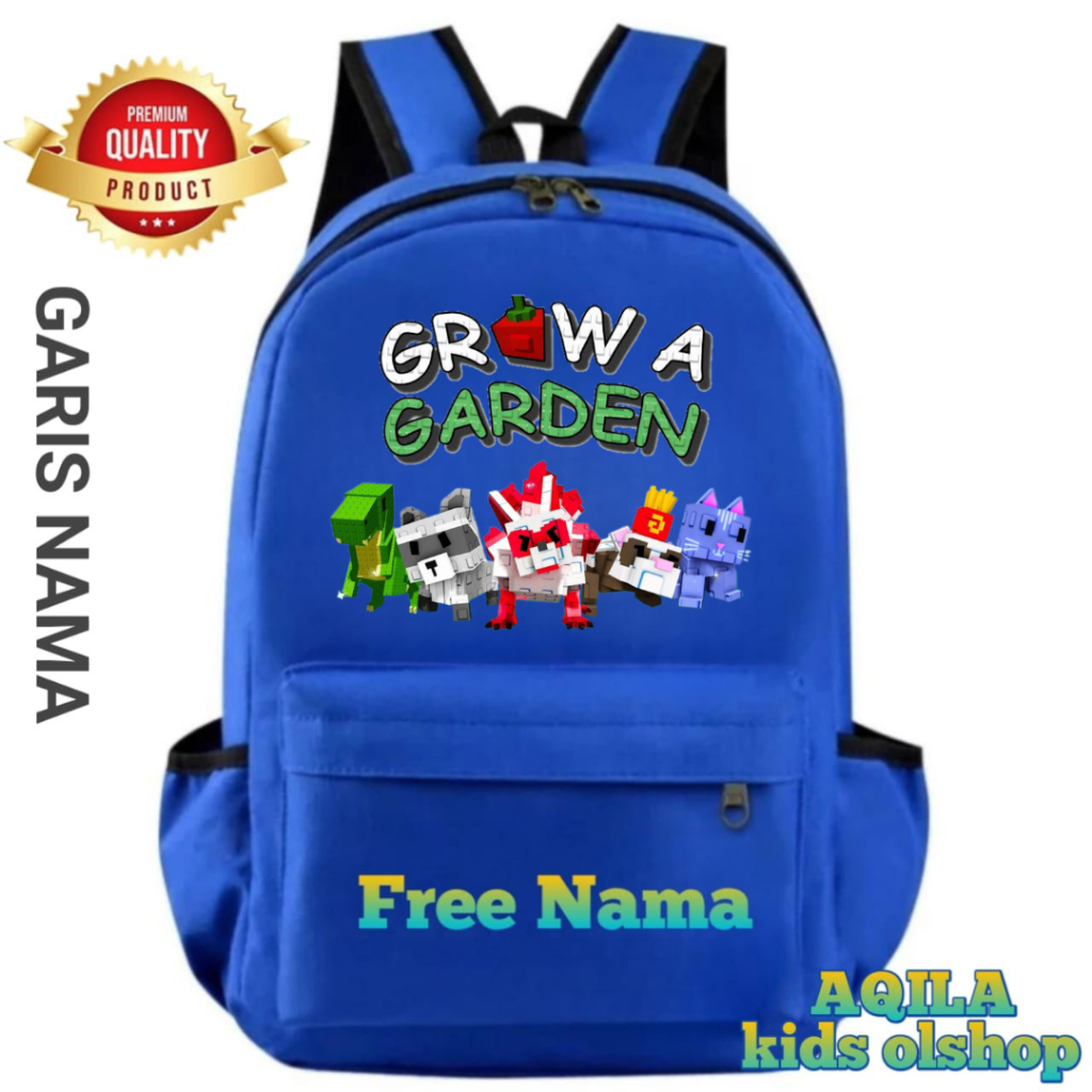 Grow a Garden children's backpack, Grow Garden roblox bag | Shopee ...