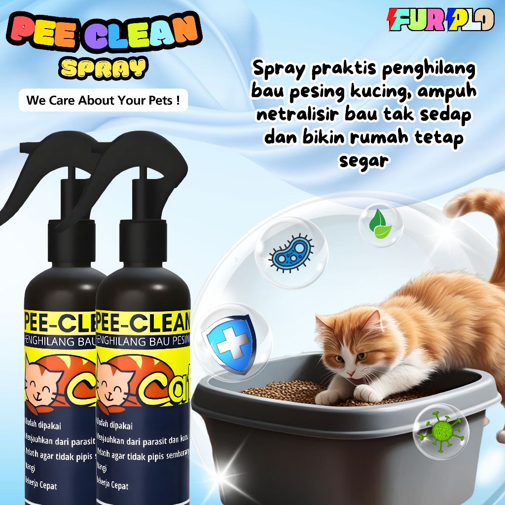 PEE CLEAN Animal Urine Odor Remover Spray 250ml Furplo | Shopee Philippines