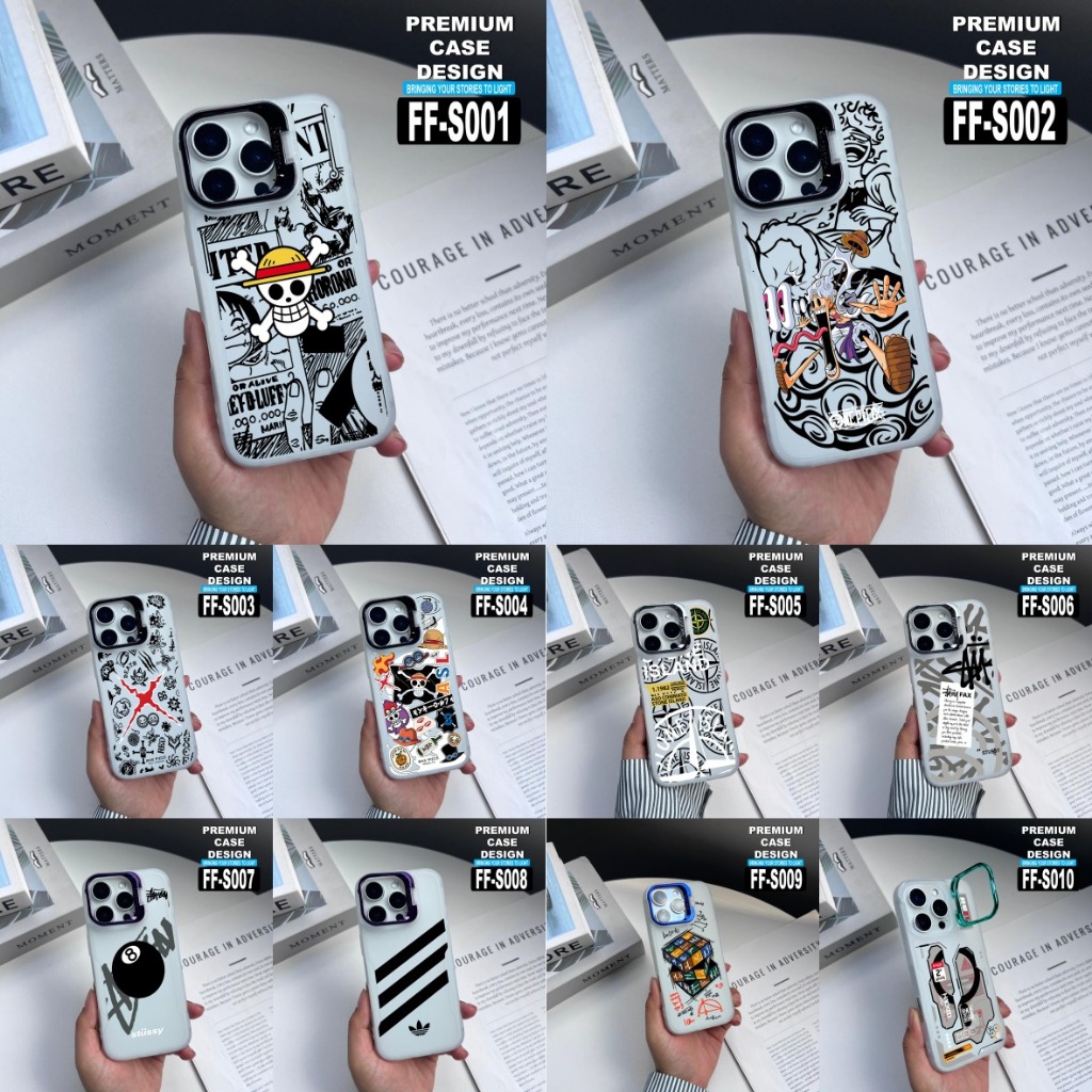 HP CASE MOTIF PICTURE CODE FF S001-S010 FOR ALL TYPES OF PHONES CHECK ...