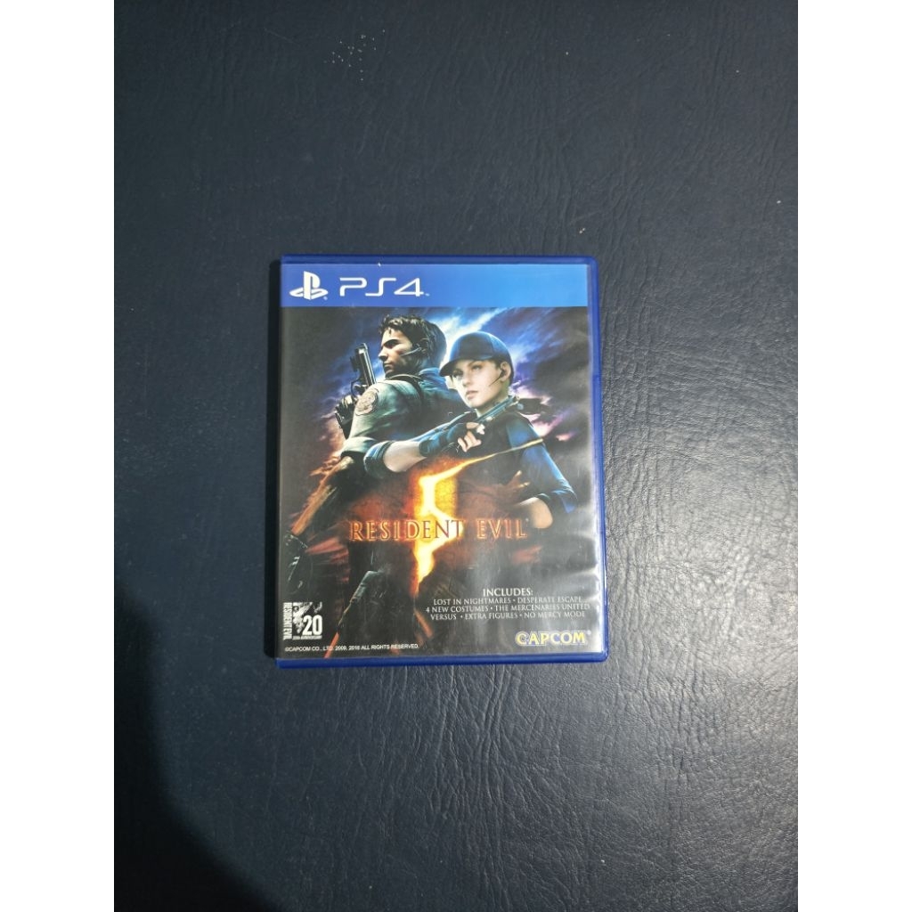PS4 Resident Evil 5 Biohazard BD Cassette CD Game Playstation 4 ...