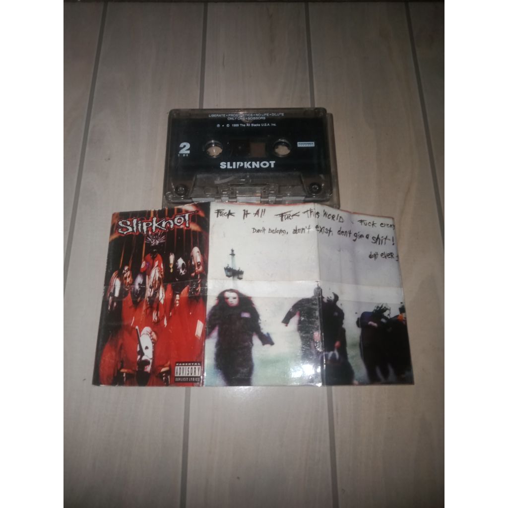 Self titled slipknot cassette tape | Shopee Philippines
