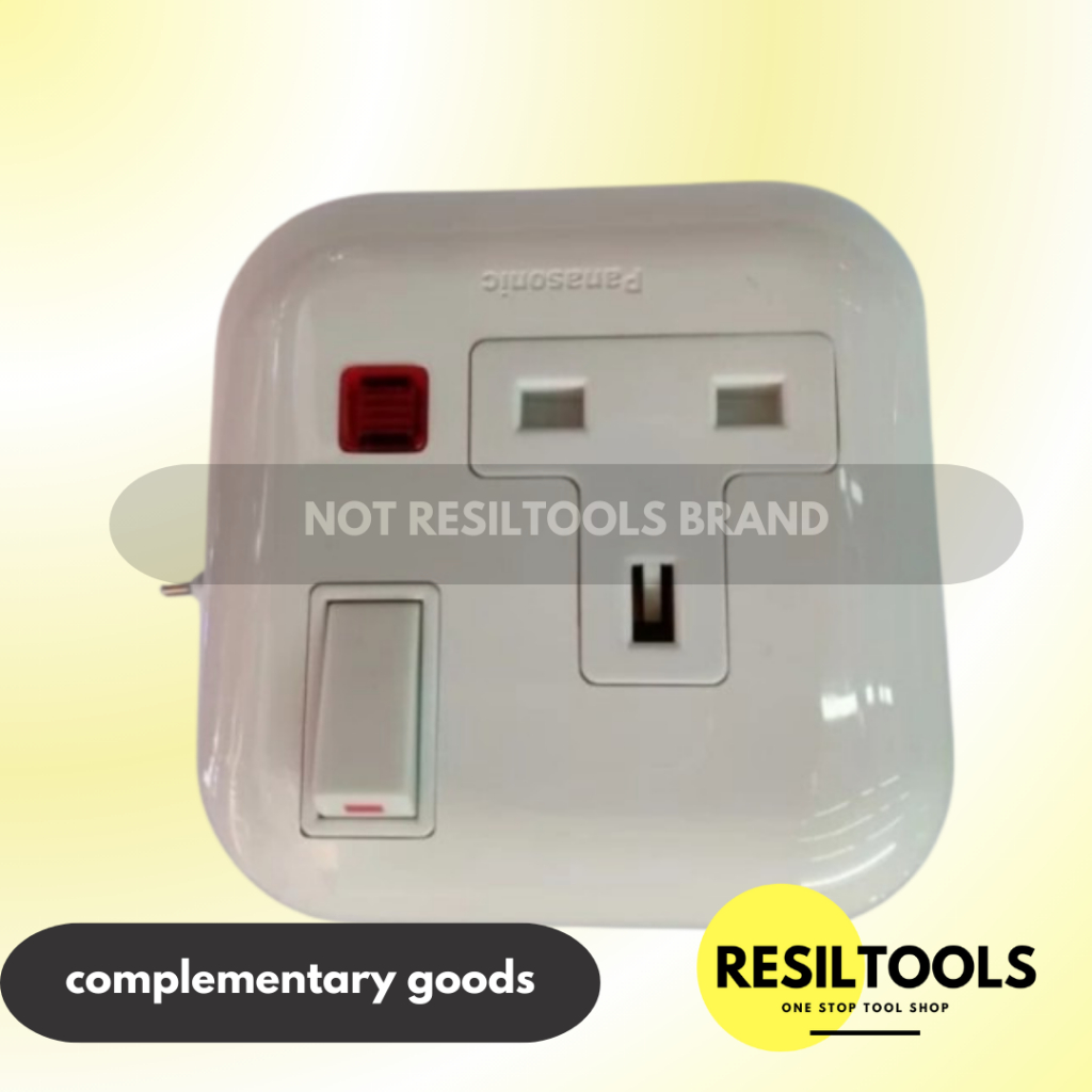 Panasonic BS 1363-N AC Switch Socket 3-pin Plug Terminal with On-Off ...