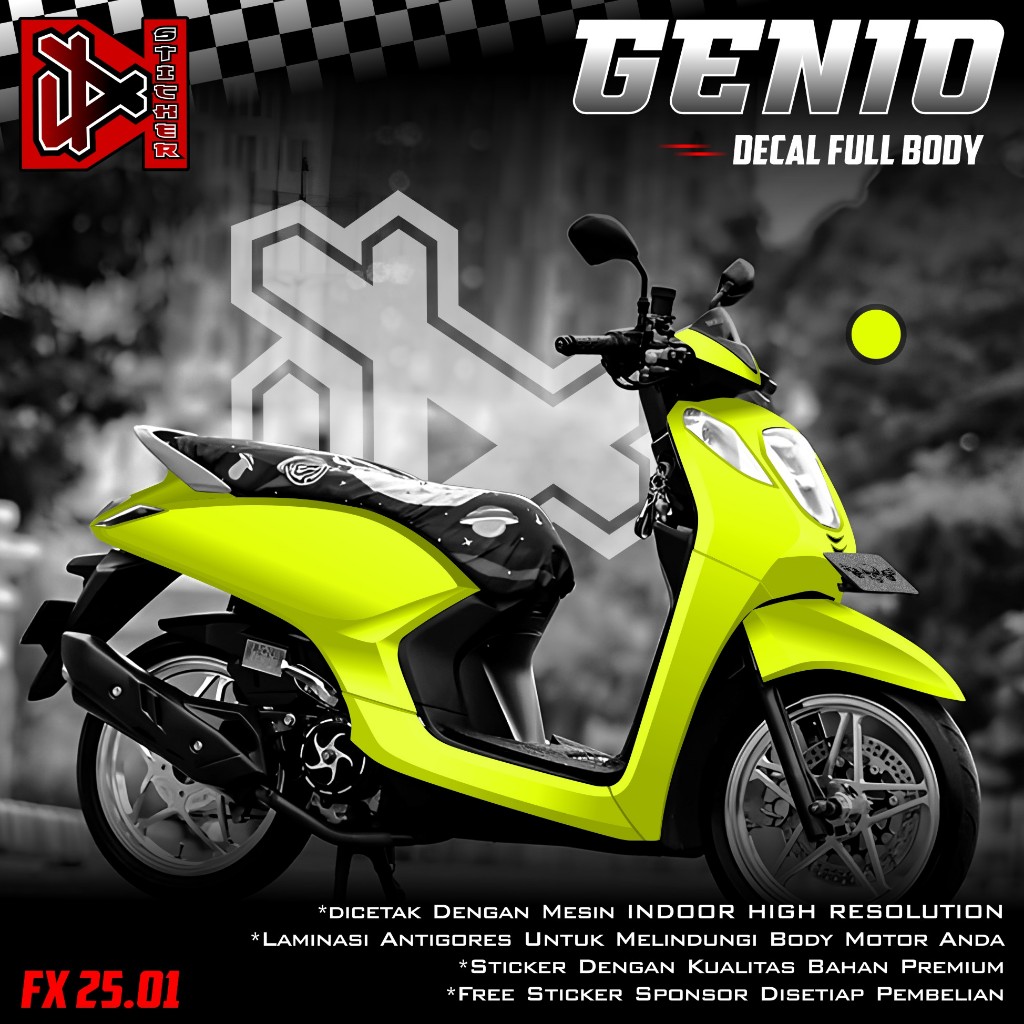 NEWEST Honda Genio 2019 2020 2021 2022 2023 2024 Full Body Motorcycle ...
