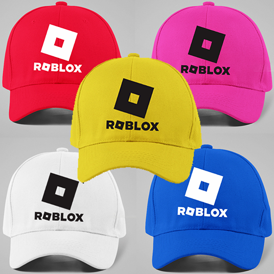 Roblox Logo Character Baseball Cap for Kids DTF Screen Printing for ...