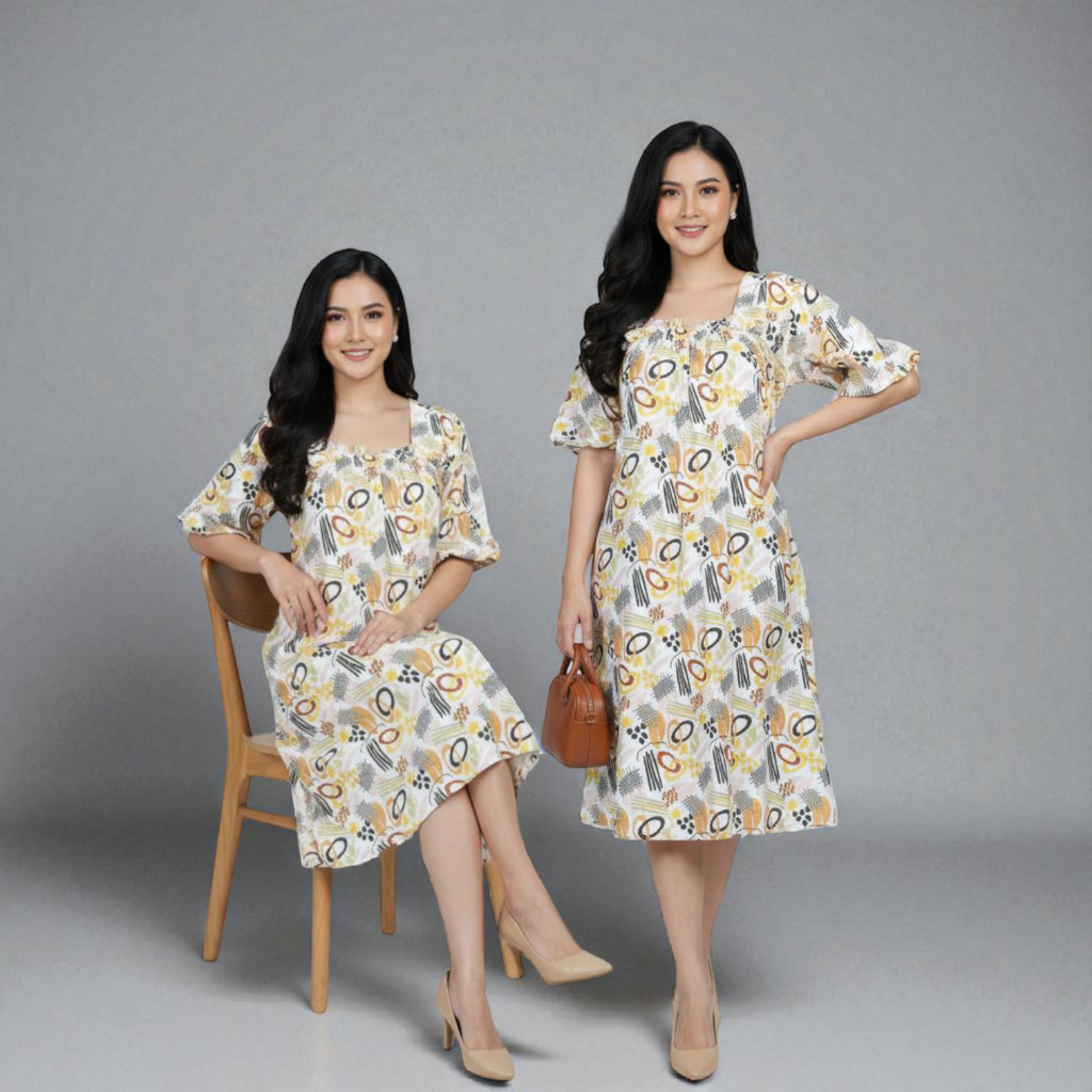 Paloma Dress Felica DRESS Julia Drawstring Chest for Nursing Women, Pregnant Women, Trendy ...