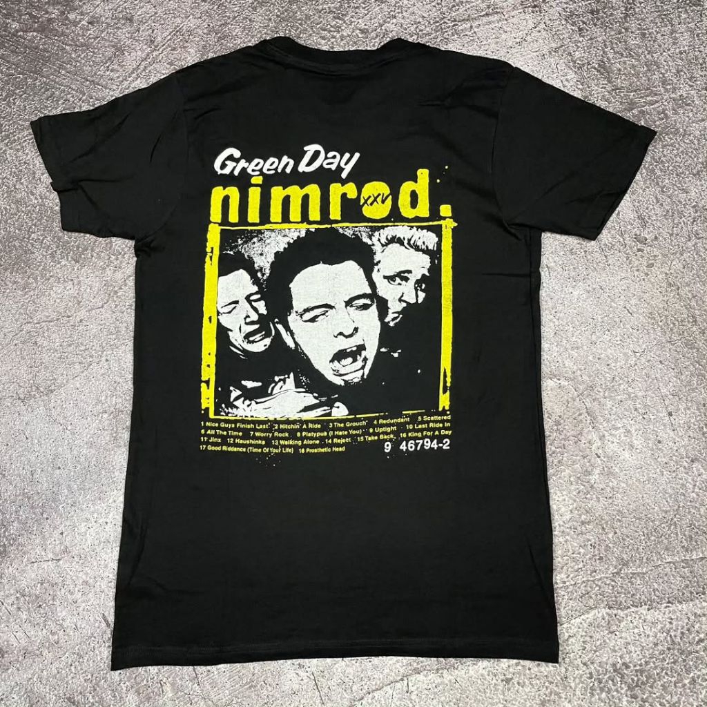 NIMROD GREEN DAY BAND T-SHIRT | Shopee Philippines