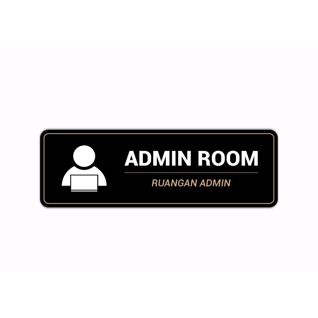 Acrylic Room Name Plate with Admin Room Writing | Acrylic Sign Label ...