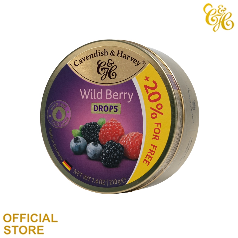 Cavendish & Harvey Wild Berry Drops 210g | Shopee Philippines