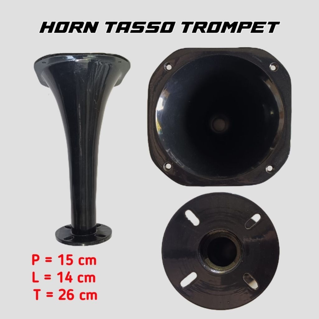 HORN TWETER RACING TRUMPET HORN KRUWEK LENGTH 26 CM MADE OF MULTI ...