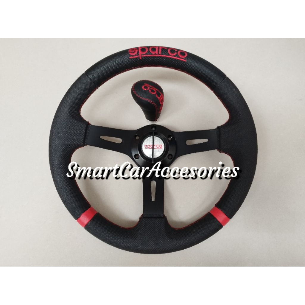 Steering Wheel Racing Steering Wheel Variation 13 Inch SP4RCO Black ...