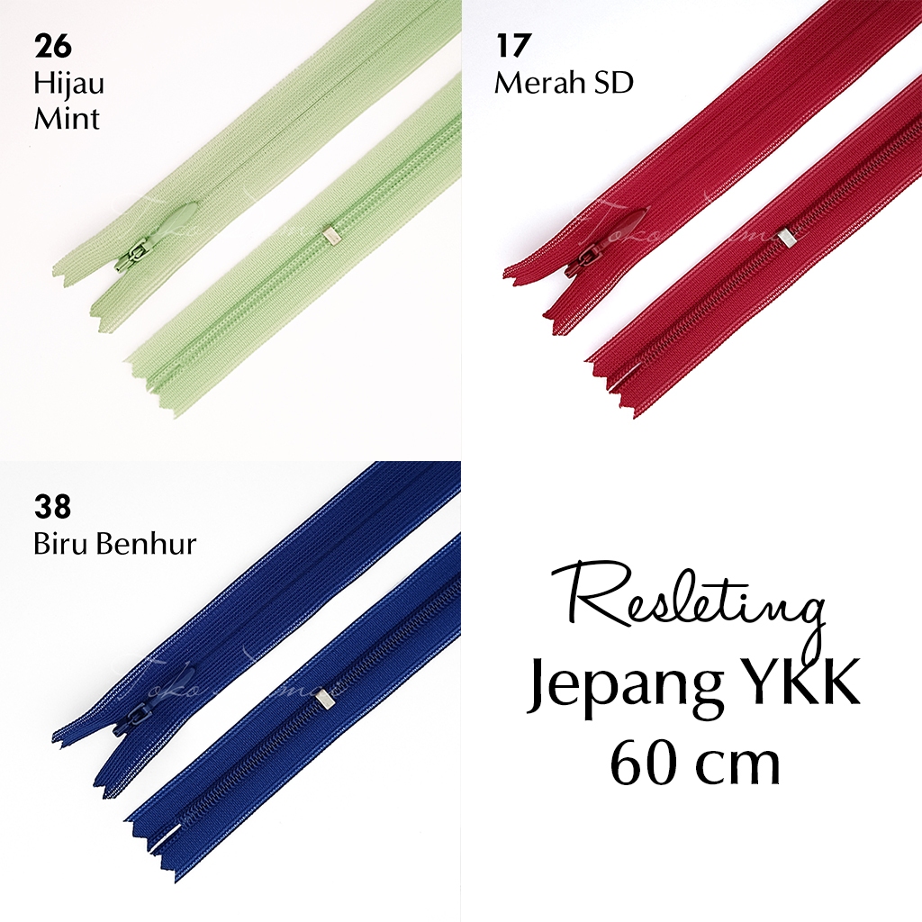 YKK Japanese Zipper 60 cm [1 pc] | Shopee Philippines
