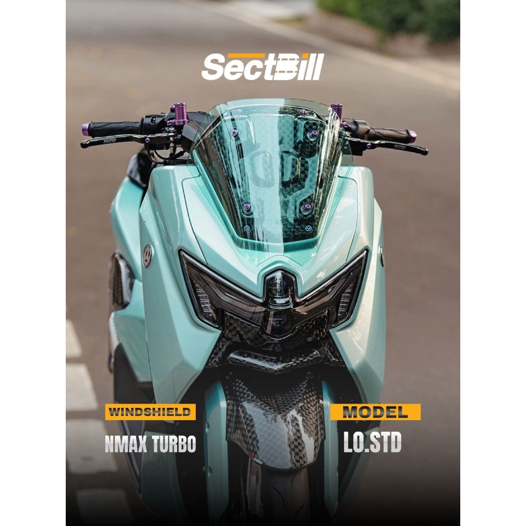 SectBill Windshield Visor Yamaha NMAX TURBO NEO LO Standard Sport ...