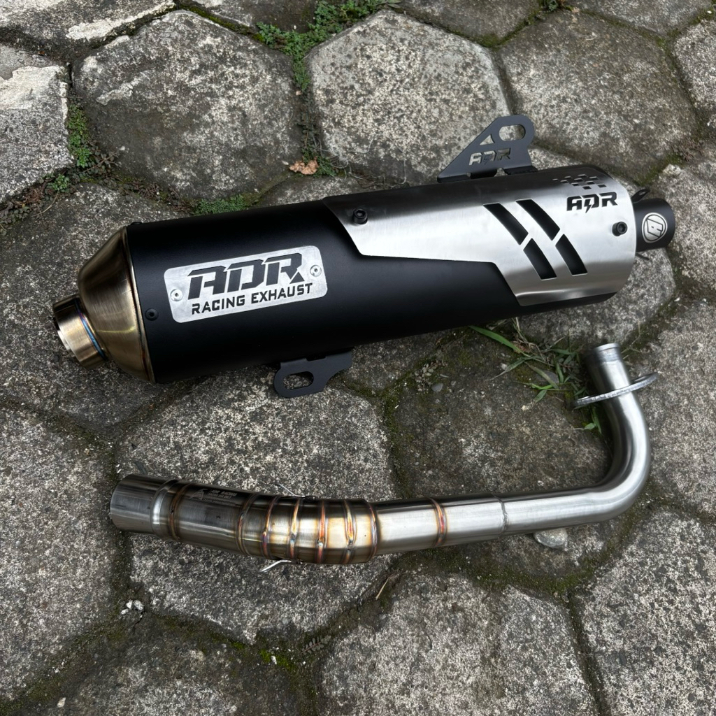 STANDARD RACING EXHAUST ADR TYPE SR BLACK COVER FOR AUTOMATIC AEROX NEW ...