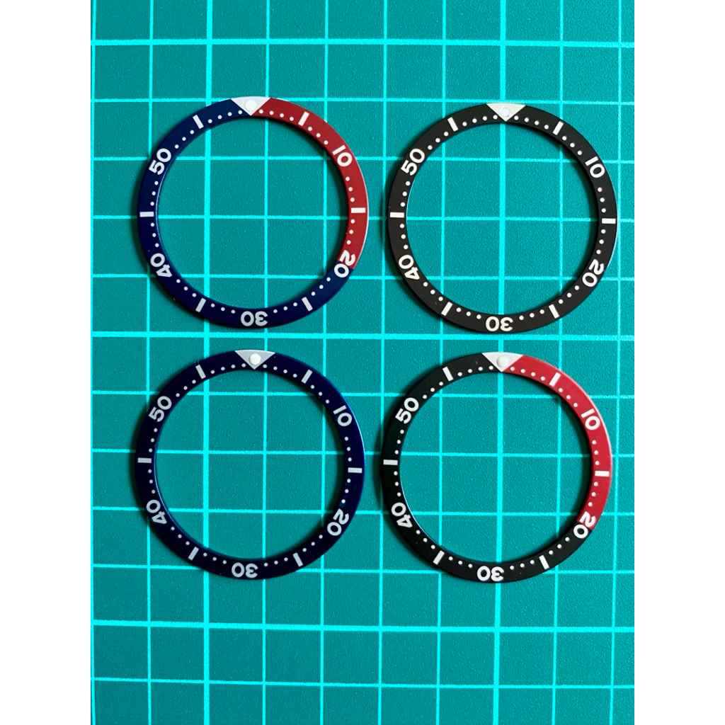 Seiko 39mm turtle padi bezel insert 6105 6309 SNZF17 SNZF15 rice diver ...