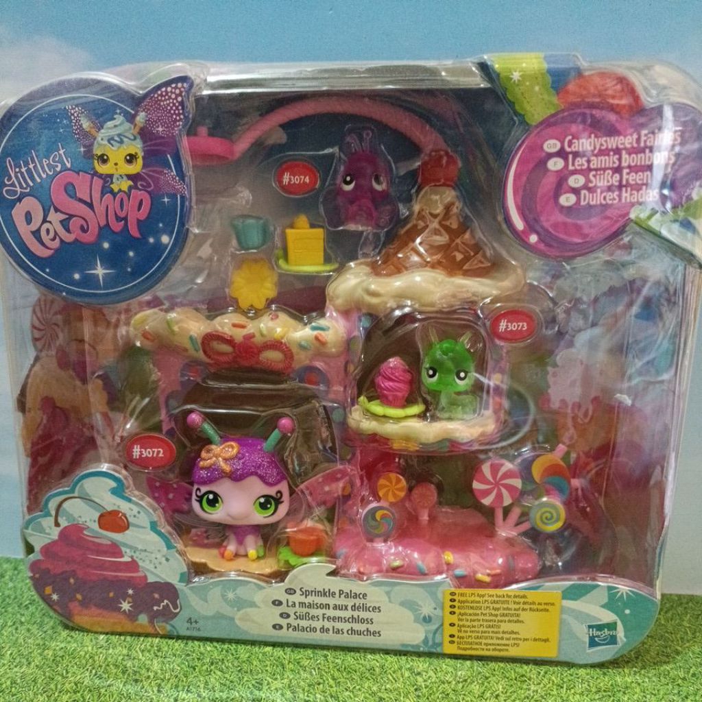 Littlest Pet Shop Fairies Sprinkle Palace Candyswirl Dreams LPS Sweet ...