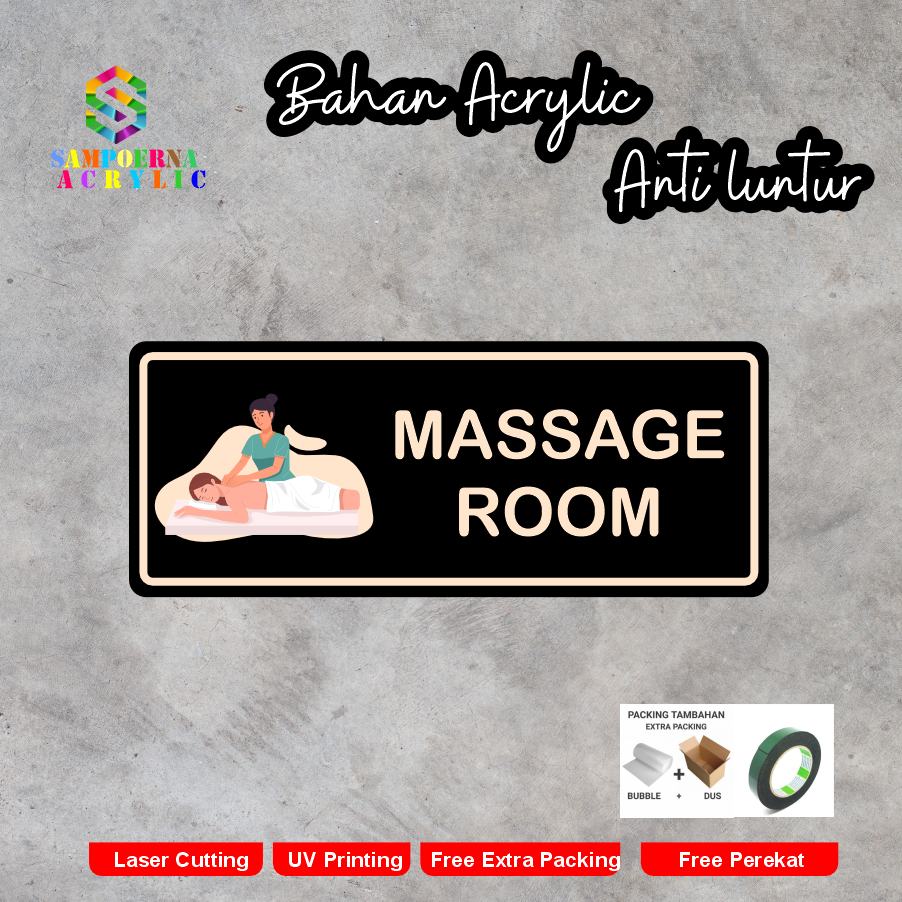 Latest minimalist aesthetic MASSAGE ROOM acrylic sign | Shopee Philippines