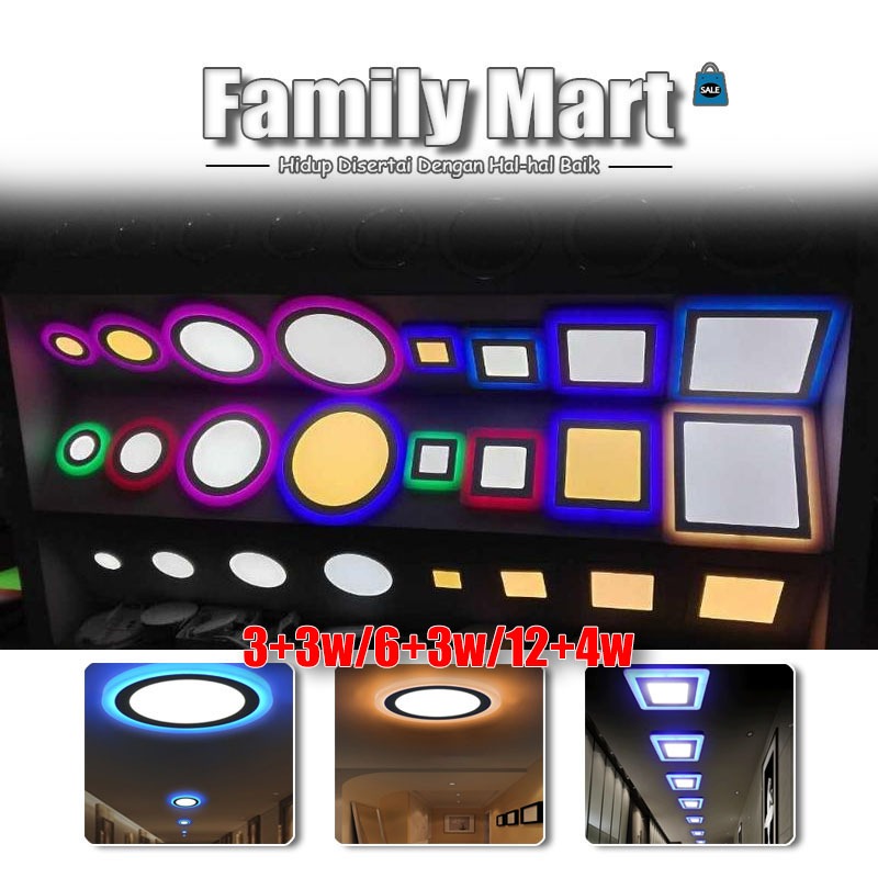 Family Mart LED PANEL DOWNLIGHT / 2 COLOR LED DOWNLIGHT / LED Ceiling ...