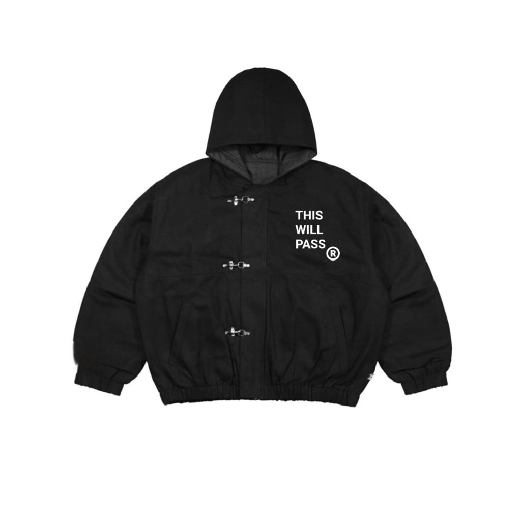 Wardkick Fireman Clasp Jacket Canvas Black | Shopee Philippines