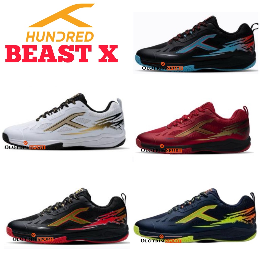 Original HUNDRED BEAST X Badminton Shoes | Shopee Philippines