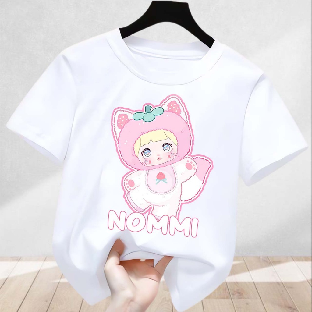 Nommi Character Motif Girls' Tops Ages (2-12) | Shopee Philippines