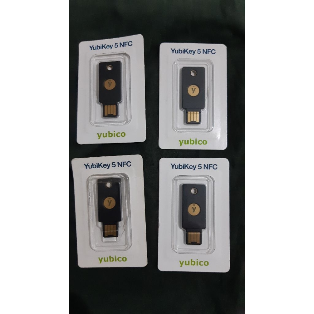 Yubikey 5 Yubico NFC Security Key USB A Two Factor Authentication ...